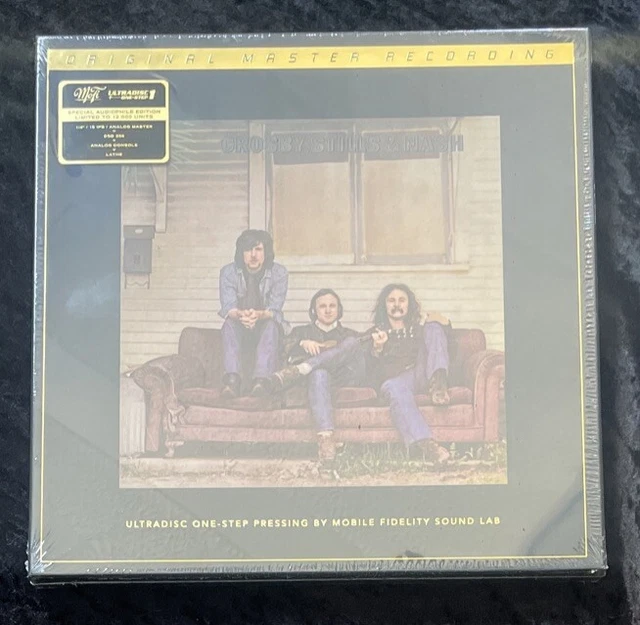 CROSBY STILLS & Nash Same Vinyl LP Ultradisc One Step MFSL Limited 2 Discs 45rpm EUR 99,00 ...