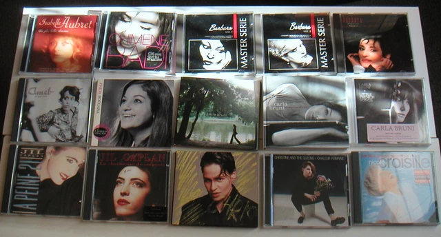 LOT CD CHANTEUSES BARBARA BRUNI CAPLAN Christine and the Queen ...