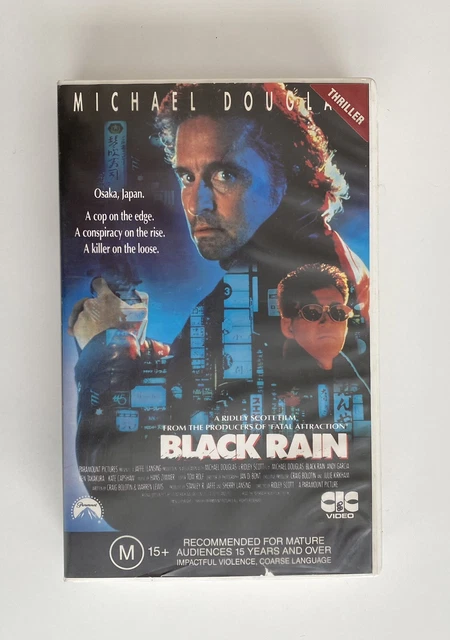 BLACK RAIN [VHS] CIC Taft Video Big Box Ex-Rental Tape 1989 Action $16. ...