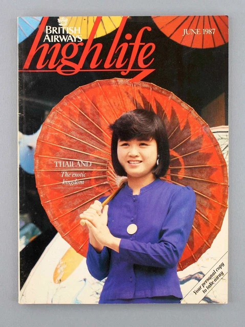 BRITISH AIRWAYS HIGHLIFE Airline Inflight Magazine June 1987 Ba Safety ...