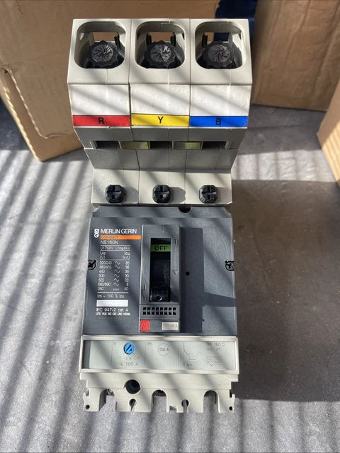 MERLIN GERIN COMPACT Ns160n Used Mccb 160amp Old Style Panel £104.72 ...