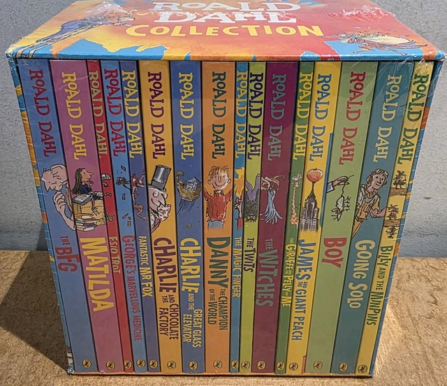 ROALD DAHL CLASSIC Reading Collection Witches BFG Matilda Pack 16 Books ...