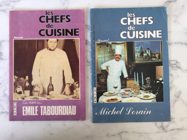 LES CHEFS DE cuisine (Michel Lorain-Emile Tabourdiau) EUR 12,00 ...