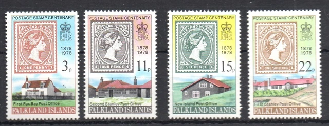 BRITISH COLONIES &TERRITORIES Falklands 1978 Centenary 1st Postage ...