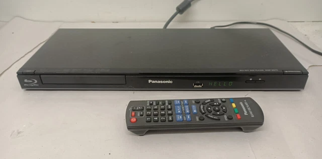 PANASONIC DMP-BD75 LETTORE Blu-Ray Disc nero originale testato ...