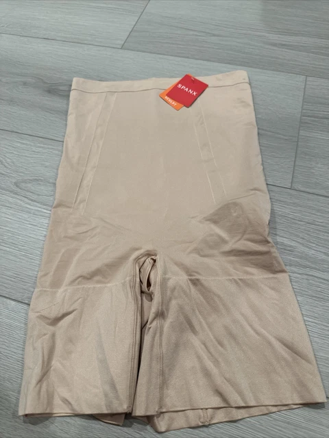Spanx Oncore High Waisted Mid Thigh Short Soft Beige Medium Retails 78