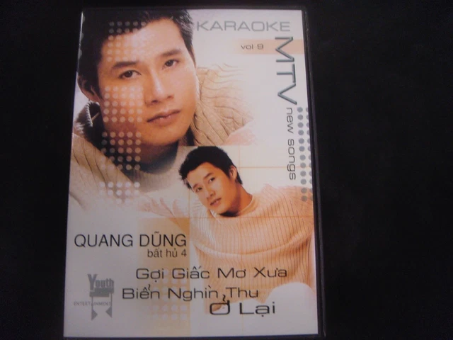 VIETNAMESE DVD KARAOKE MTV vol 9 Quang Dung bat hu 4 Goi Giac Mo Xua Bien Nghin $41.42 - PicClick CA