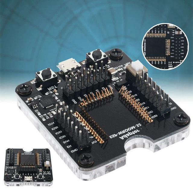 Programmer Tool Esp32 Adapter Socket For Espressif Esp Wroom 32 Module Bu £10 49 Picclick Uk