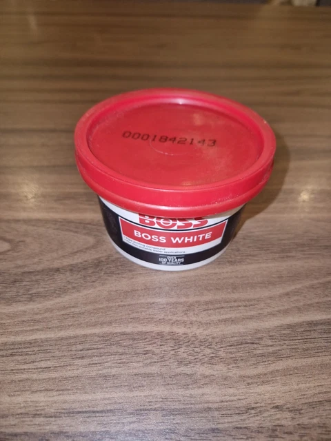 BOSS WHITE JOINTING Compound 400g Tub for Hot & Cold Water (Non Potable ...