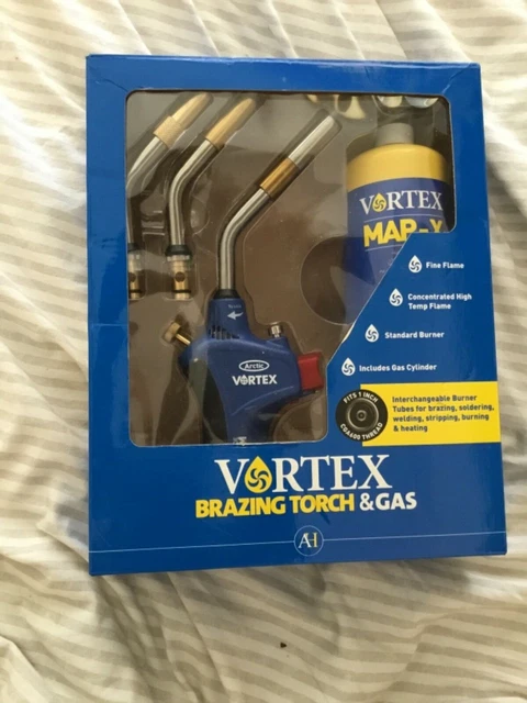 VORTEX BRAZING TORCH Box With MapX Gas VT3GBOXM £60.00 - PicClick UK