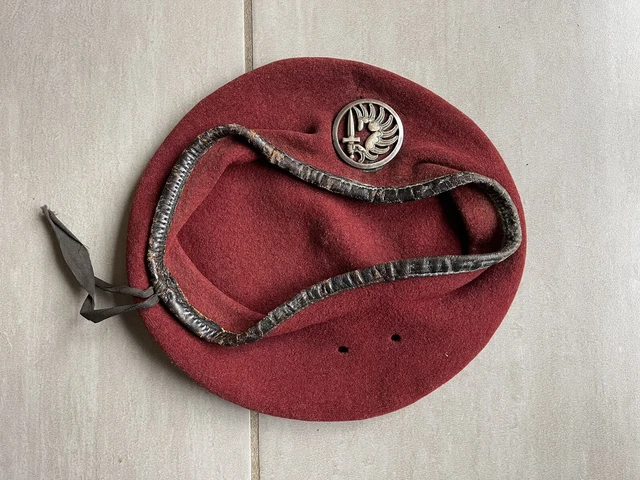 BÉRET ROUGE PARACHUTISTE TAP Indochine, Algérie EUR 25,00 - PicClick FR