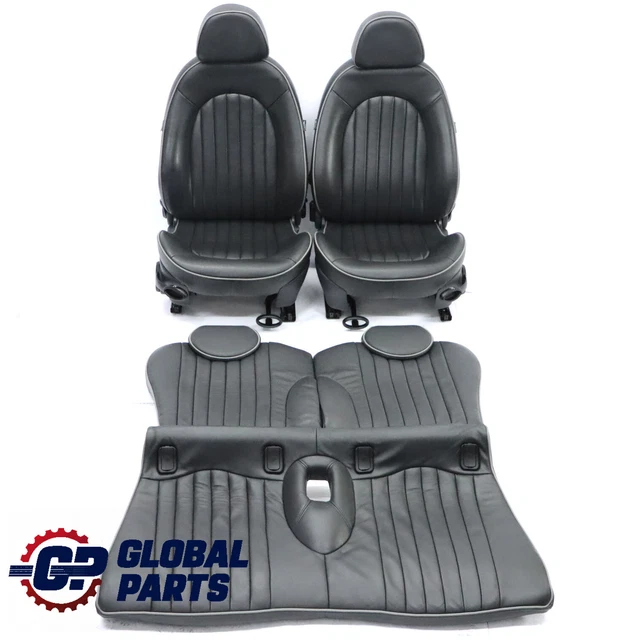 MINI COOPER R50 Sitze Sportsitze Sitz Leder English Schwarz Park Lane ...