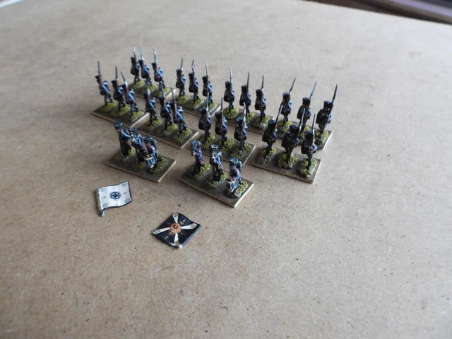 15MM MINIFIGS PAINTED wargaming figures Napoleonic Prussian infantry ...