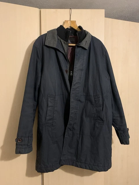 JOHN ROCHA MENS Dark Navy coat jacket Large £12.16 - PicClick UK