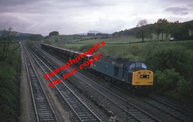 ORIGINAL 35MM Slide Diesel/Steam Train/Railway 40145 Up Cement Settle ...