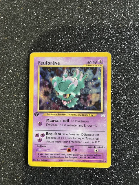 CARTE POKÉMON FEUFORÊVE 11/64 Holo EDITION 1 Neo Révélation Wizards FR EUR 340,00 - PicClick FR
