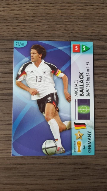 2006 MICHAEL BALLACK World Cup Rookie Card Panini Goaaal 2006 Germany ...