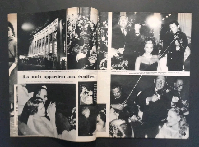 POINT DE VUE 1958 ,SOPHIA LOREN le Succès à CANNES EUR 12,50 - PicClick FR