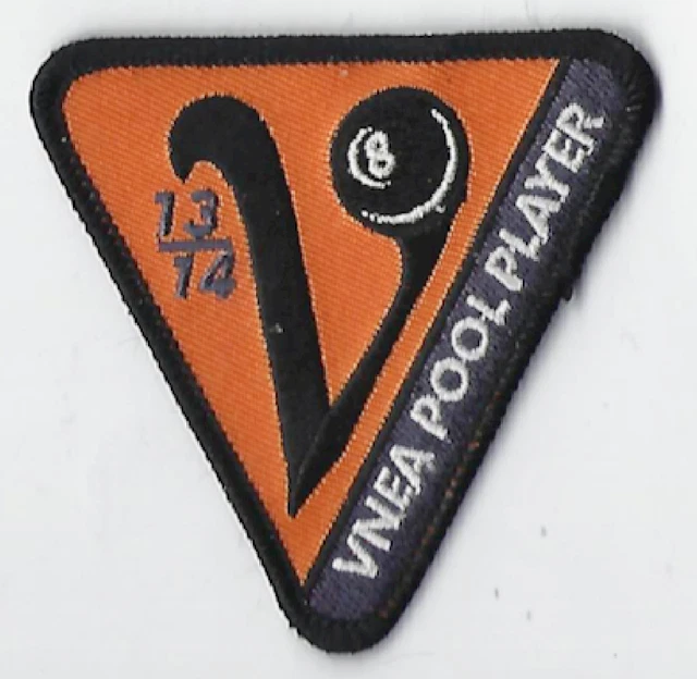 NEW VINTAGE 13-14 VNEA POOL PLAYER PATCH Valley National 8-Ball League ...