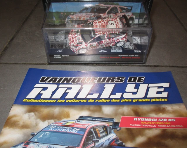 VAINQUEURS DE RALLYE Altaya 1/43 N°5 Hyundai i20 R5 N° 5+ FASCICULE ...