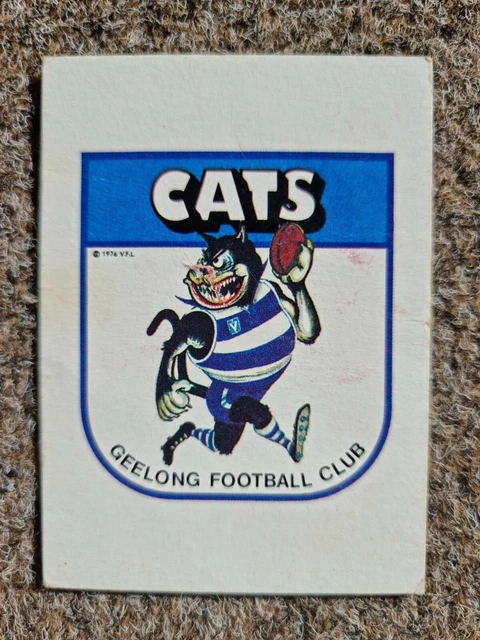 SCANLENS VFL 1981 Footy Card Geelong Checklist Logo Mascot Emblem Pen ...