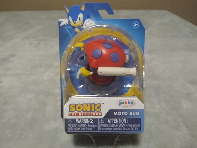 SONIC THE HEDGEHOG MOTO BUG 30th Anniversary 2.5" Figure Jakks Pacific ...