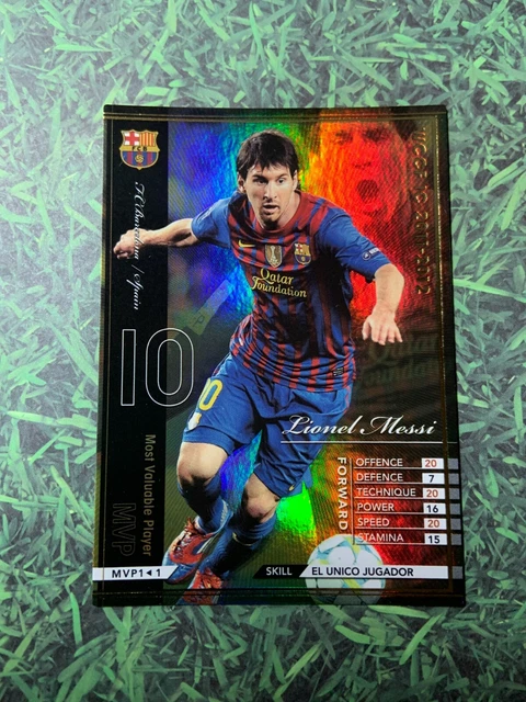 PANINI WCCF LIONEL Messi 2011-12 MVP Refractor card FC Barcelona B $18. ...