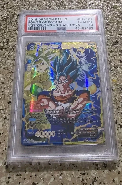 DRAGON BALL SUPER Cards Power of Potara Vegito Kefla & Zamasu BT7-131 SCR PSA 10 EUR 298,07 ...