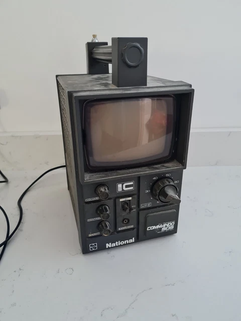 VINTAGE COMMANDO NATIONAL 505 Transistor TV Model TR-505GB National ...