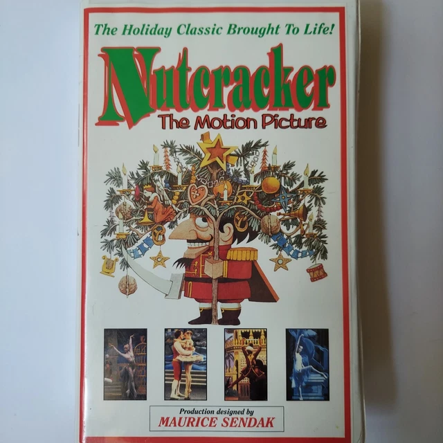 NUTCRACKER THE MOTION Picture by Maurice Sendak (VHS, 1992) Christmas ...