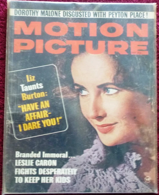 6 1960'S MOVIE magazines with stars like Liz Taylor, J. Kennedy, Connie ...