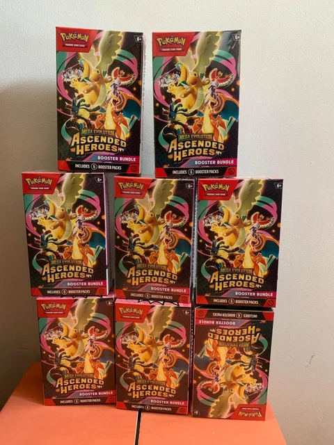 POKÉMON TCG: MEGA Evolution-Ascended Heroes Booster Bundle (6 Packs) £ ...