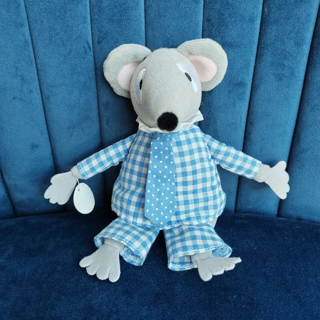 VINTAGE BAGPUSS SINGING Charlie Mouse Plush Soft Toy 2001 Golden Bear £ ...