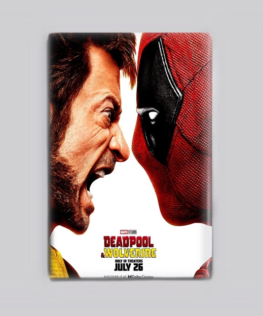 DEADPOOL & WOLVERINE (2024) / FACE OFF - 2" x 3" MOVIE POSTER MAGNET ...