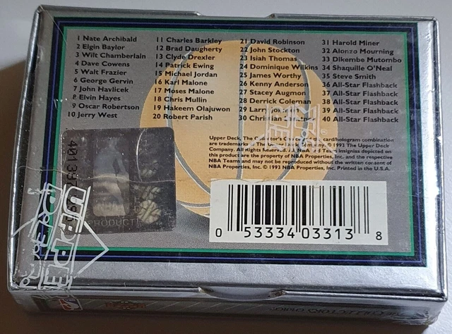 1992 UPPER DECK NBA All Star Collector Set - Factory Sealed (Jordan ...