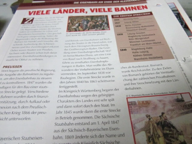 DEUTSCHE EISENBAHNGESCHICHTE LÄNDERBAHNEN Staatsbahnen um 1870 EUR 3,94 ...