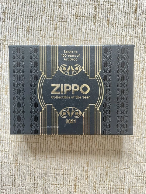 GENUINE BLACK ZIPPO Collectible Of The Year 2021 Lighter Box Only ...
