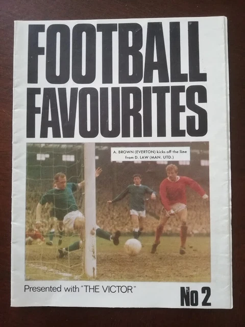 FOOTBALL FAVOURITES NO.2 POSTER MAG (1969 WITH THE VICTOR) £9.95 ...
