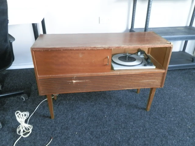 VINTAGE / RETRO Stereogram Radiogram record player in cabinet for ...