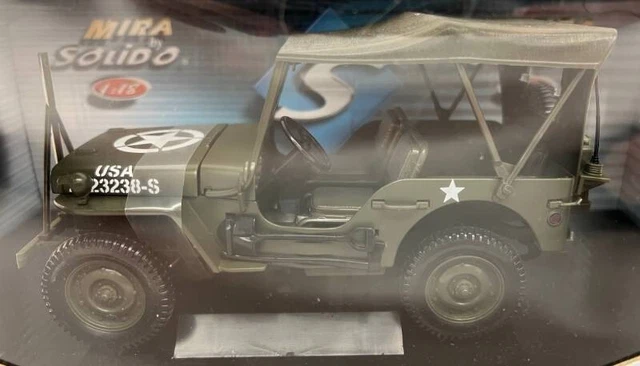 DRUCKGUSS US ARMY Zweiter Weltkrieg Jeep Willys 1:18 1944 Solido Auto Art EUR 65,53 - PicClick DE