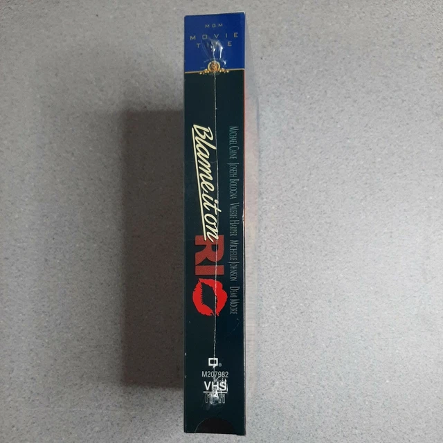 BLAME IT ON Rio VHS Michael Caine Demi Moore Comedy NEW Sealed ...