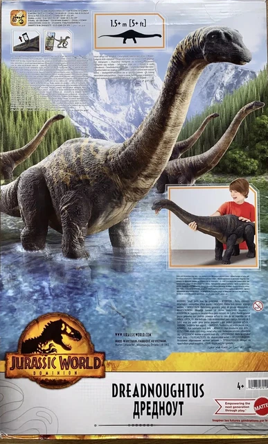 JURASSIC WORLD DOMINION Dreadnoughtus Dinosaur Massive Giant Toy Dino ...