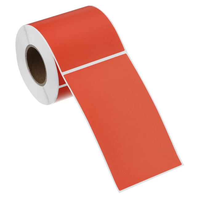 250PCS RECTANGULAR COLOR Coding Labels, 5"x3" Labels Sticker Roll, Red ...