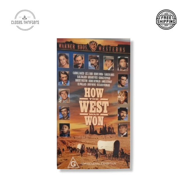 HOW THE WEST Was Won Classic Movie Retro VHS Video Cassette Collectable ...