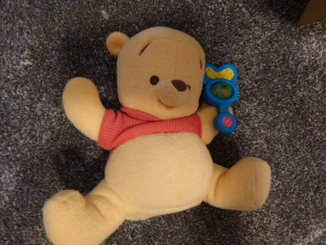 FISHER PRICE WINNIE The Pooh Magic Rattle Moving Singing 10” Plush Toy ...