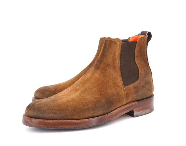 WORN 1X | $770 GRENSON x RAG & BONE UK 8 G US 9 GOODYEAR BROWN SUEDE ...