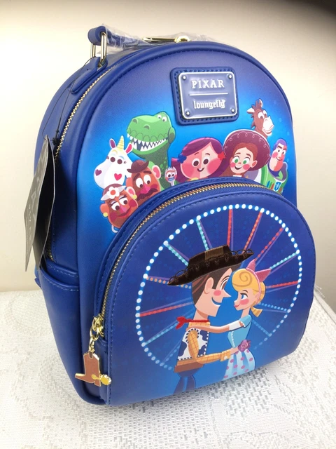 LOUNGEFLY DISNEY TOY Story Woody Bo Peep Pixar Moment mini backpack ... LOUNGEFLY DISNEY TOY Story Woody Bo Peep Pixar Moment mini backpack ...