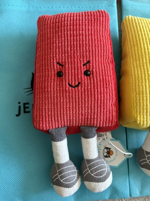 JELLYCAT AMUSEABLES SPORTS Warni Yellow Card Fowla Red Card Set - IN ...
