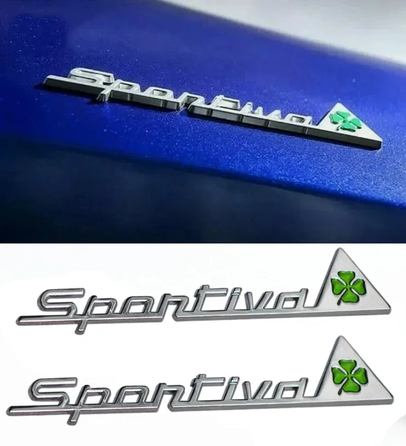 2 STEMMI FREGI Logo Alfa Romeo 147 159 Giulietta Mito Ecc Badge ...