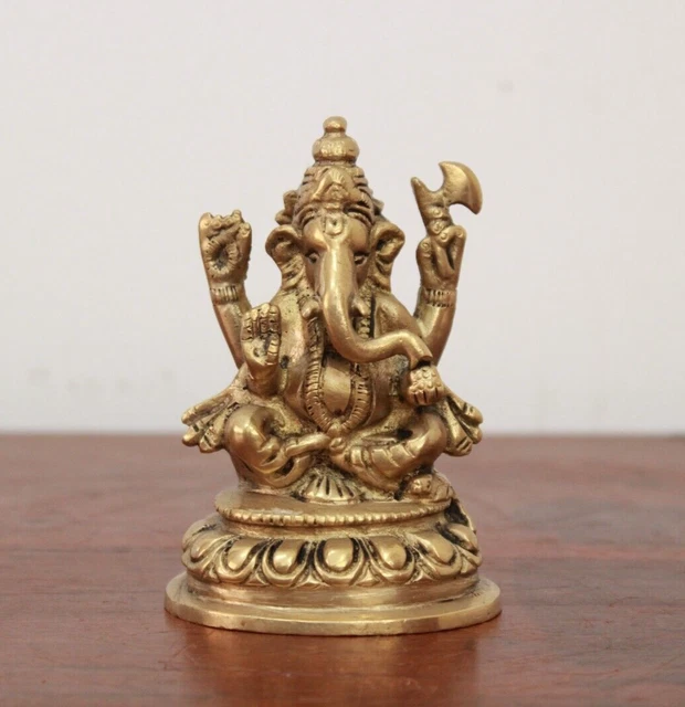 STATUE DE GANESH petit dieu hindou Ganesha Ganapati Murti hindou ...